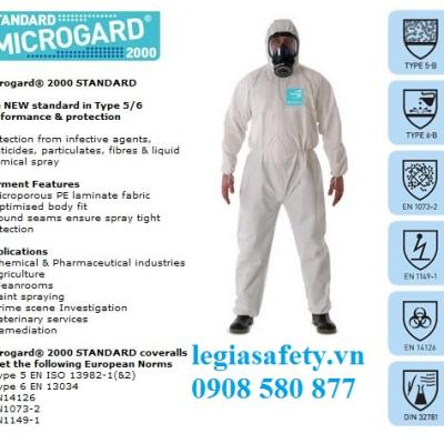 Quần Áo Chống Hóa Chất Microgard 2000 - Standard